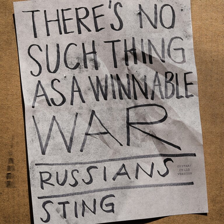 Sting Releases 'Russians' To Help Ukraine | SA Music News Magazine